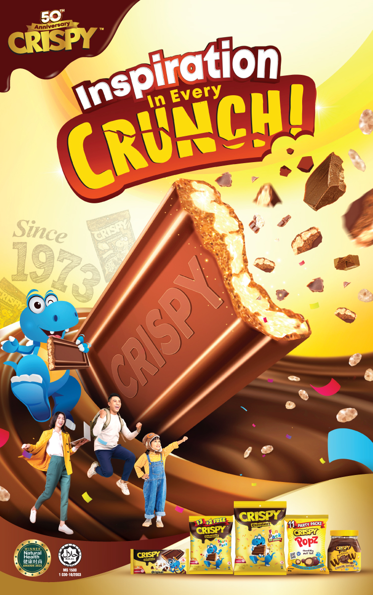 Crispy Chocolate, Malaysia’s home-grown chocolate brand marks its 50th ...
